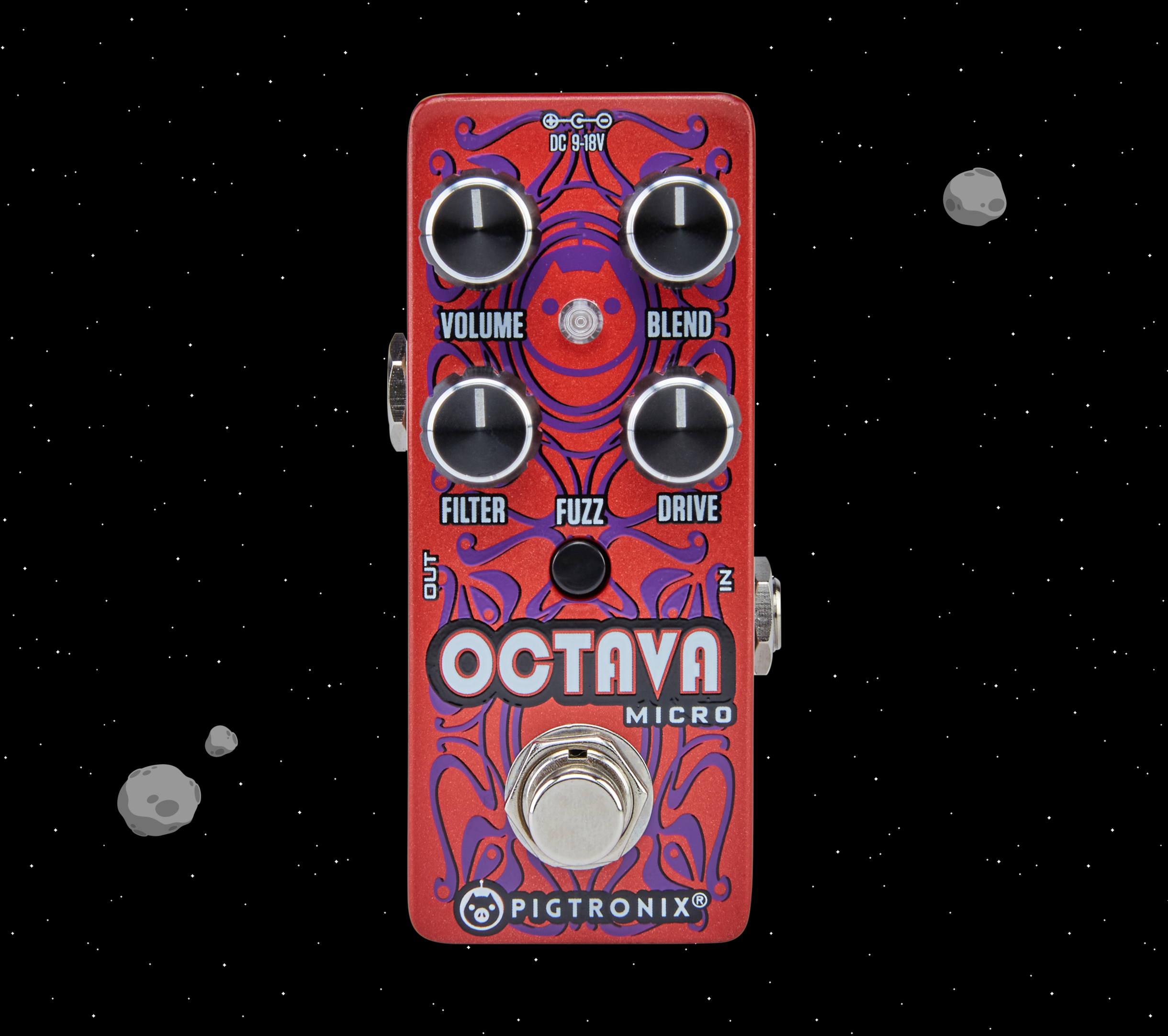 Pigtronix Octava Micro Analog Octave Fuzz Pedal - The Music Den